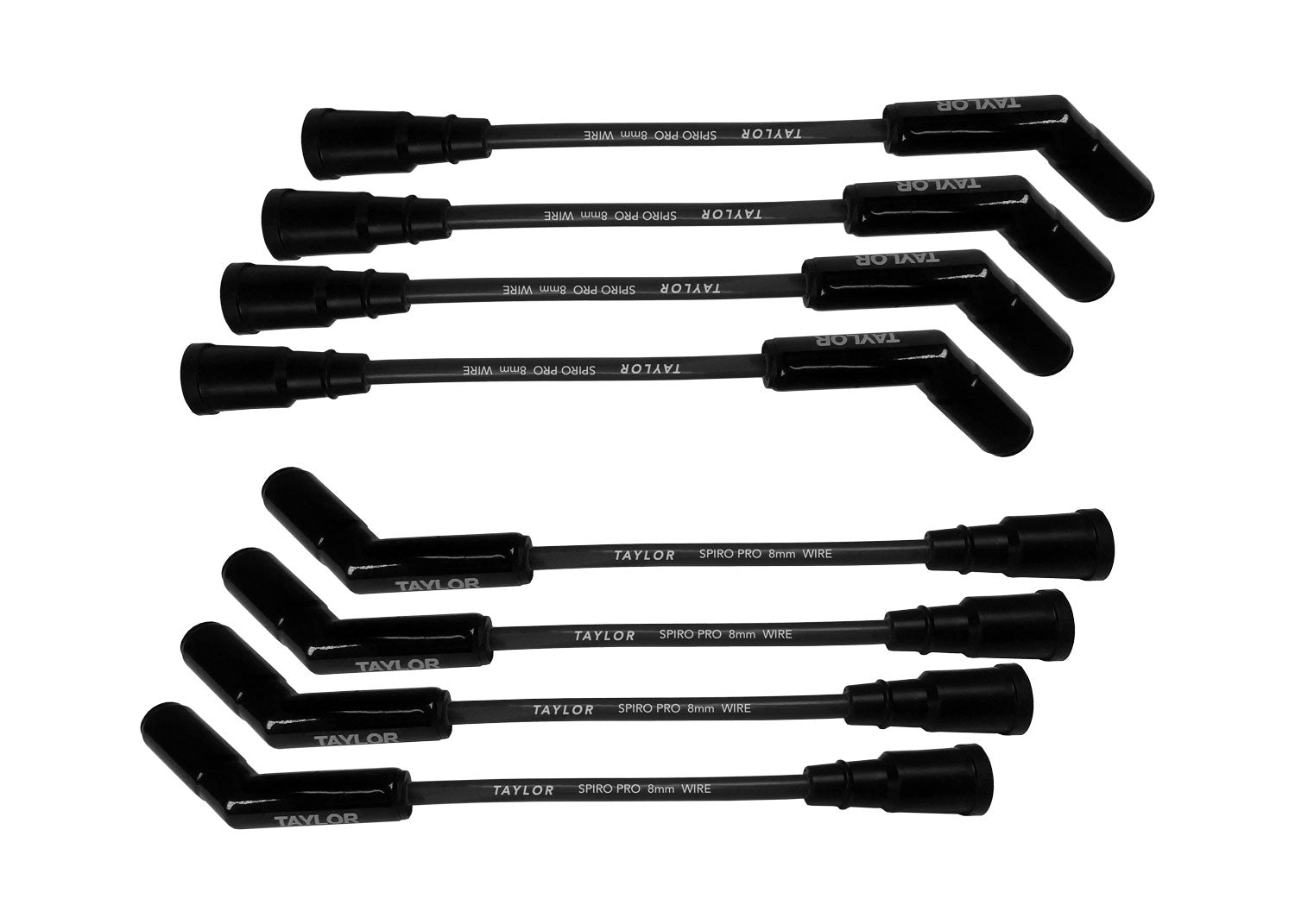 Ford 7.3L Godzilla Engines 8mm Spiro-Pro Black Ceramic Boots Spark Plu ...