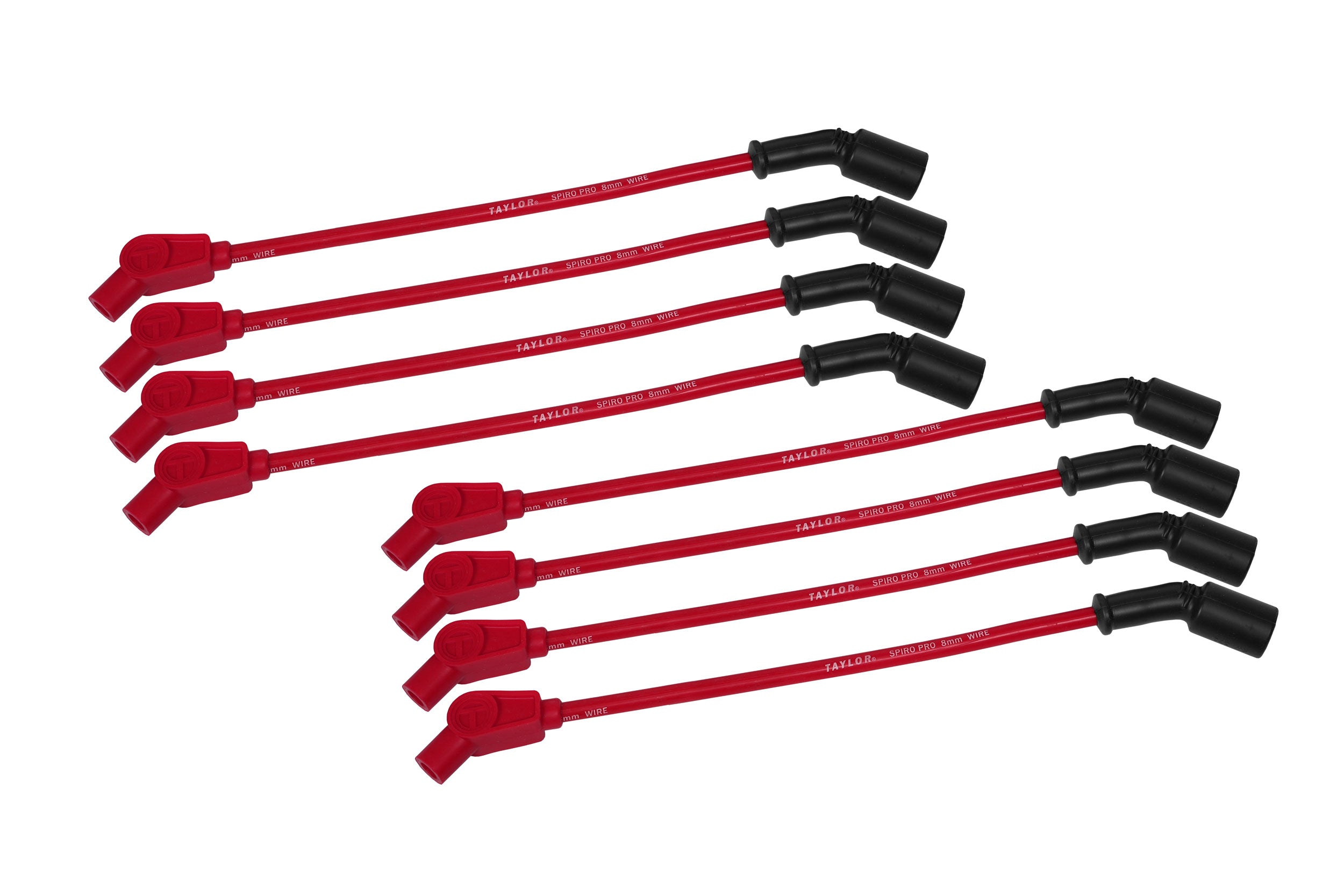 Taylor Cable 76245 8mm Spiro-Pro race fit 8in 135 red – Pertronix