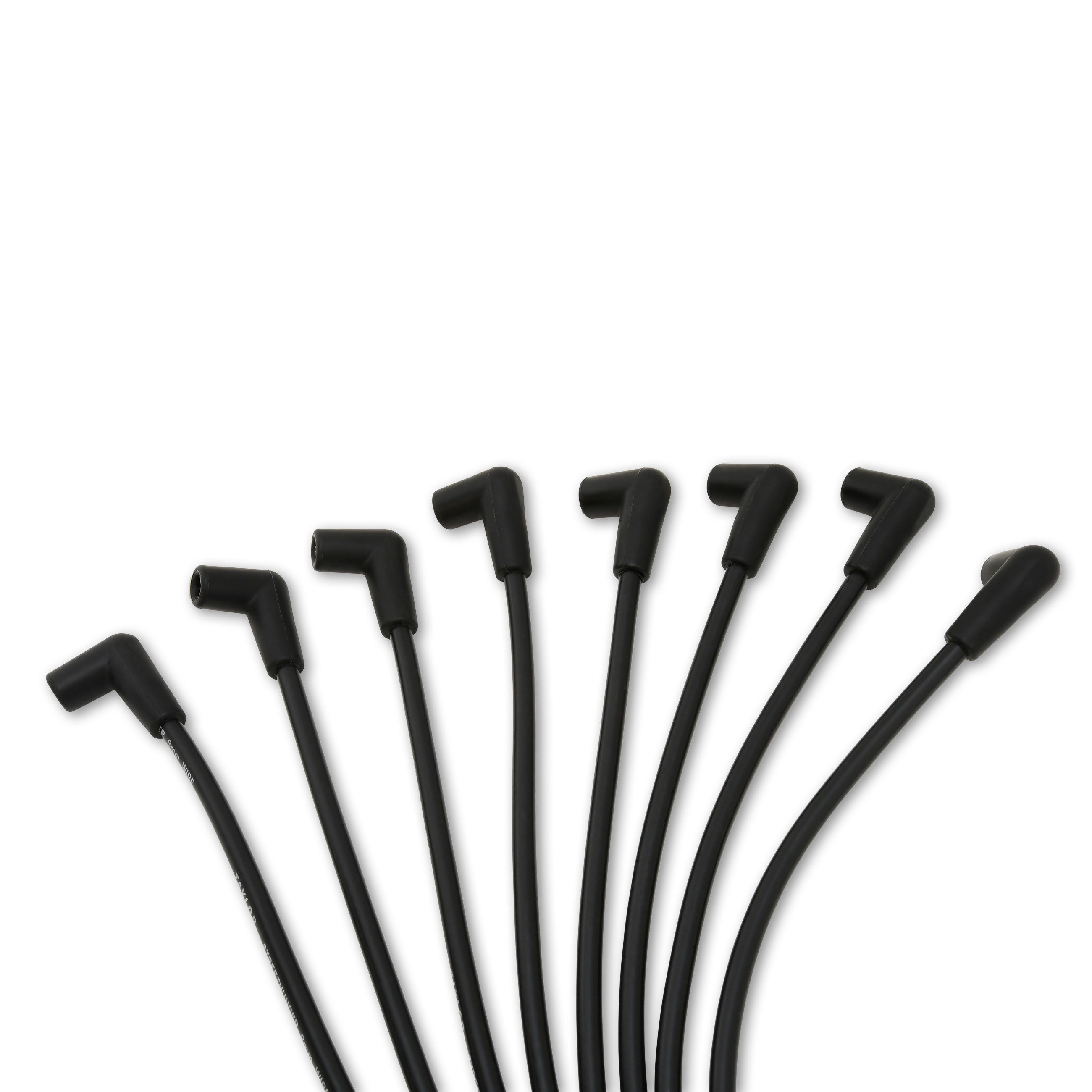 Taylor Cable 51044 8mm Streethunder Custom Spark Plug Wires 8 cyl blac ...