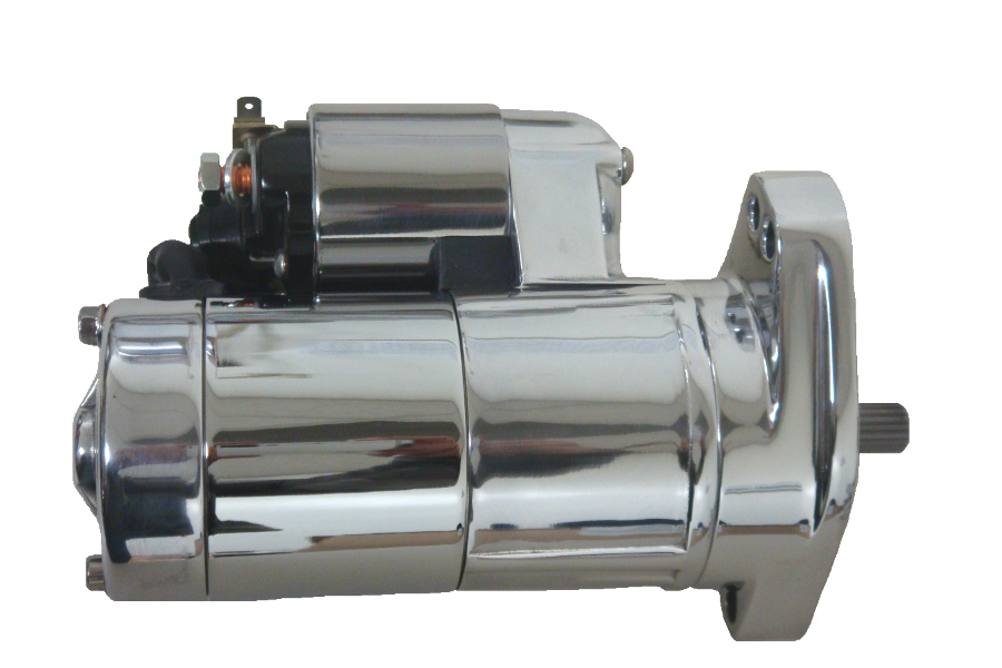 Compu-Fire 53700 - Chrome Gen 3 Starter for 90-06 Big Twin Harley ...