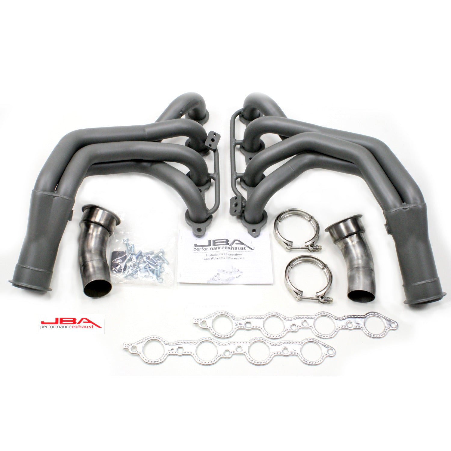 JBA Performance Exhaust 6817SJT 1 3/4" Header Long Tube Stainless Stee ...