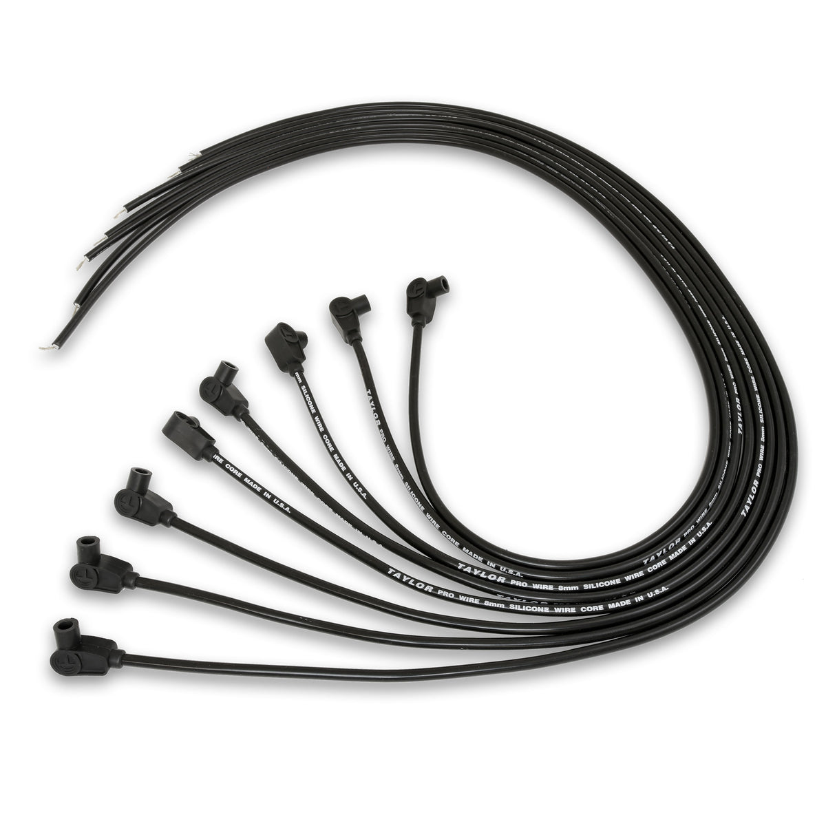 Taylor Cable 70060 8mm Pro Wire TCW univ 8 cyl 90 black – Pertronix